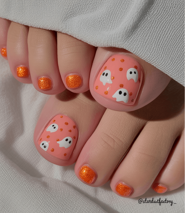 Fall Toe Nail Ideas for October 2025 | October Toe Nails Trends