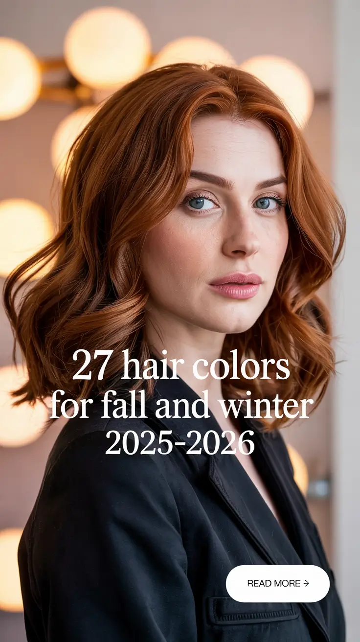 Hair Colors for Fall and Winter 2025–2026 – Trend Ideas