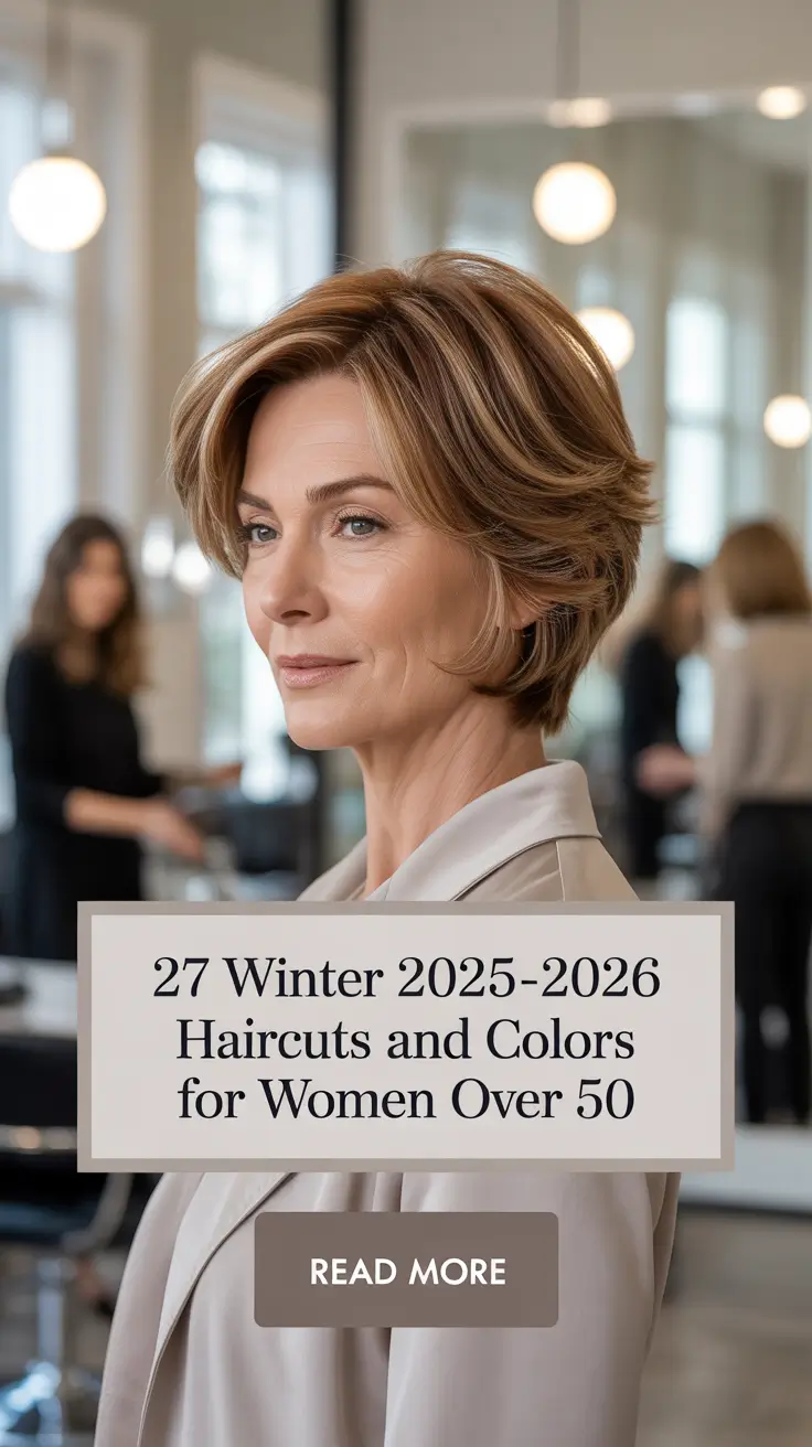 Winter 2025–2026 Haircuts and Colors for Women Over 50 | Trendy Hairstyles