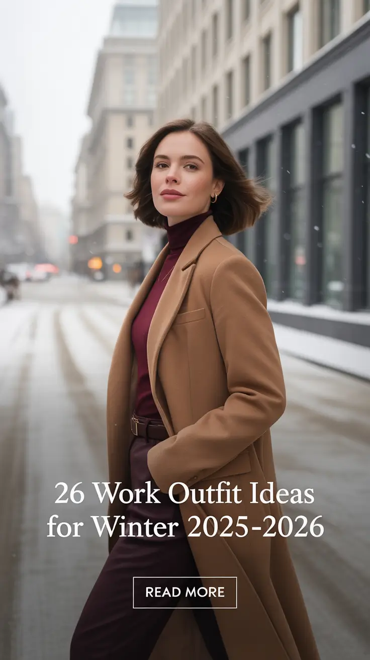 Best Work Outfit Ideas for Winter 2025–2026 | Chic Office Style Looks