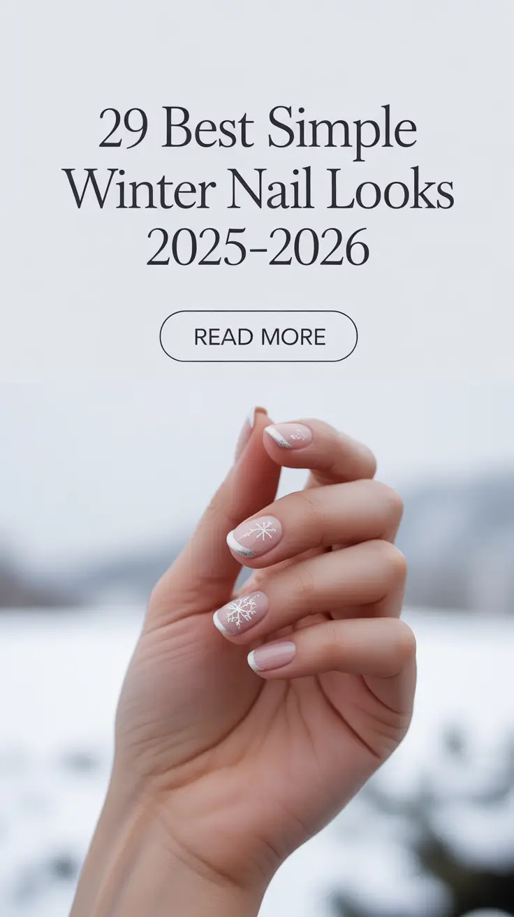 Best Simple Winter Nail Looks 2025–2026 | Cozy & Minimal Nail Ideas
