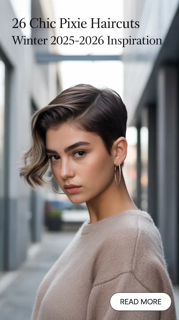 Chic Pixie Haircuts Winter 2025–2026 | Stylish Short Hair Looks
