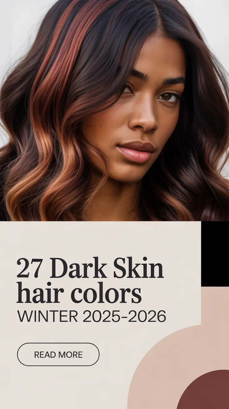Dark Skin Hair Colors Winter 2025–2026 – Top Winter Hair Colors for ...