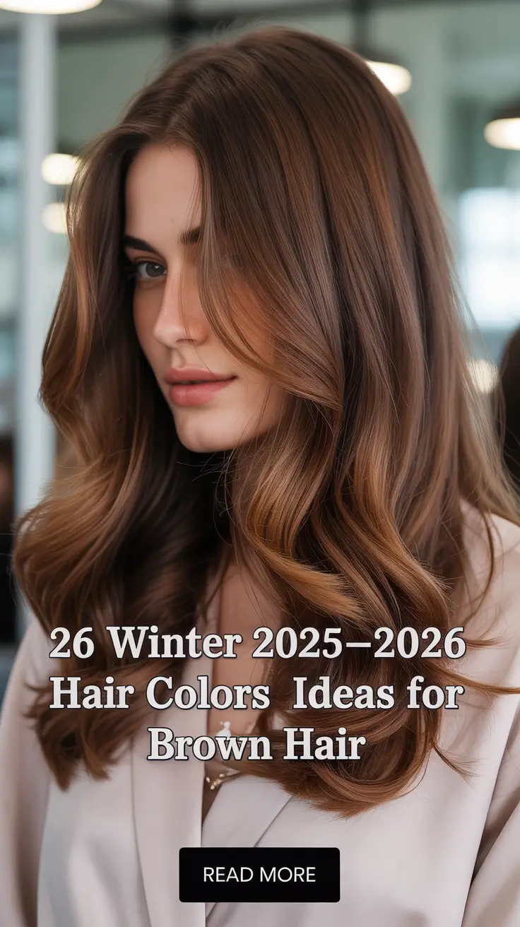 Winter 2025–2026 Hair Colors Ideas for Brown Hair – Pretty Brown & Dark ...